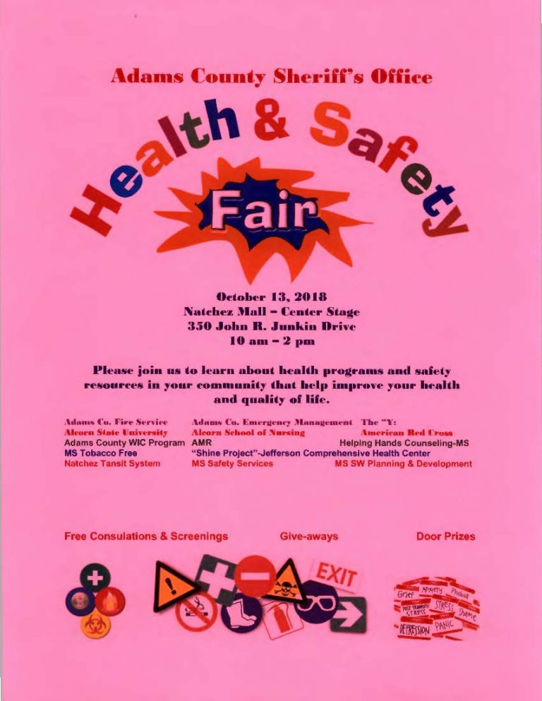 A.C.S.O. Health & Safety Fair – Adams County Sheriff's Office